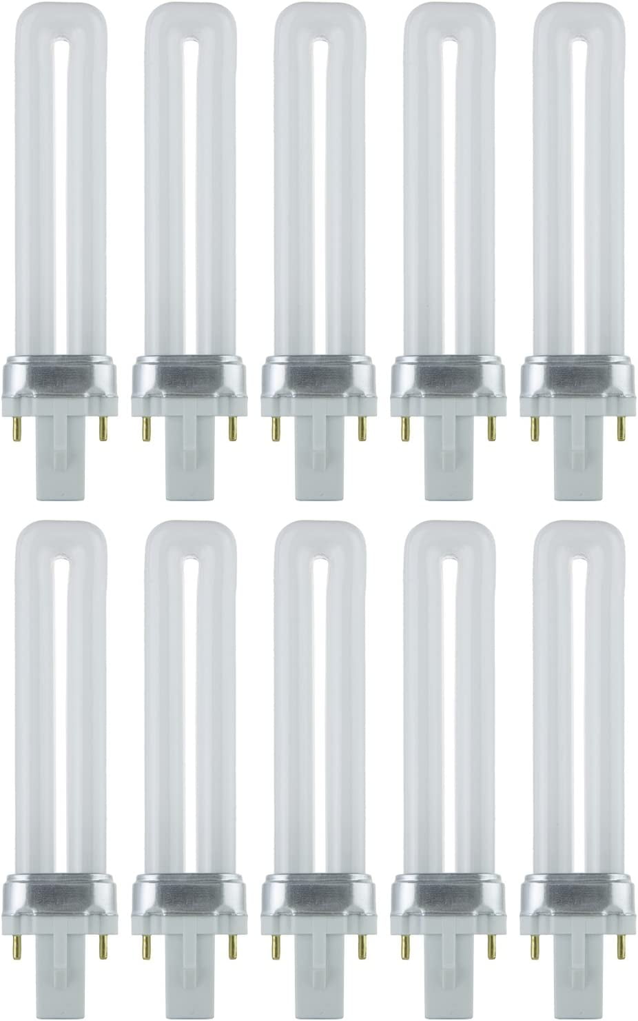 YANTON 40501 PL7/SP41K Plugin U-Shaped Compact Fluorescent Lamp, 7 ...