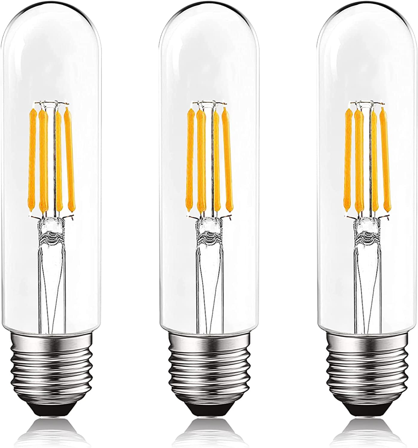 YANTON T10 YANTON Bulb, 5W=60W Equivalent, 2700K Warm White ...