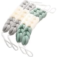 YANTONG 4 Packs Long Loofah Back Scrubber for Shower,Body Bath Sponge ...