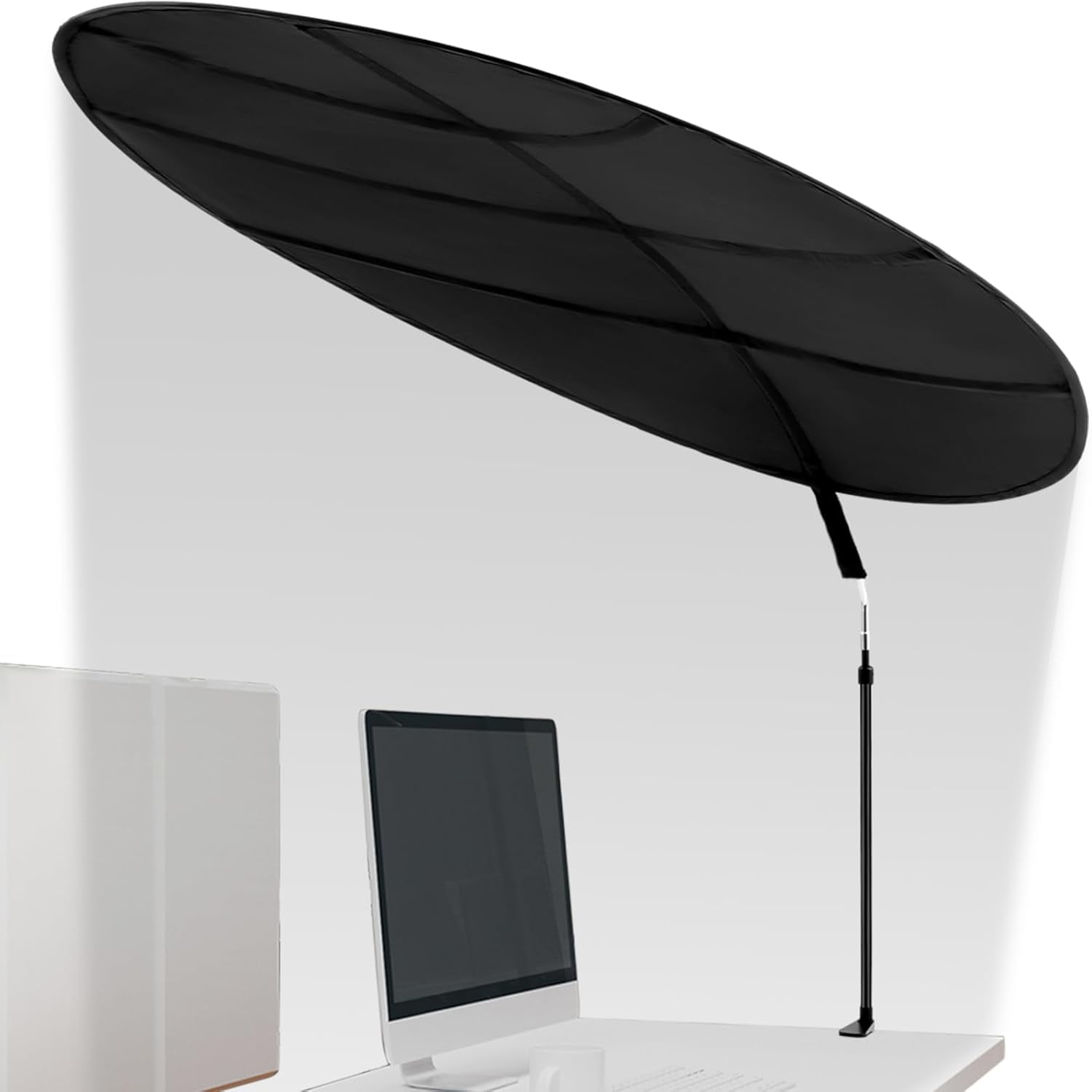 YANTONG 51'' Adjustable Office Cubicle and Desk Shade, Large Portable ...