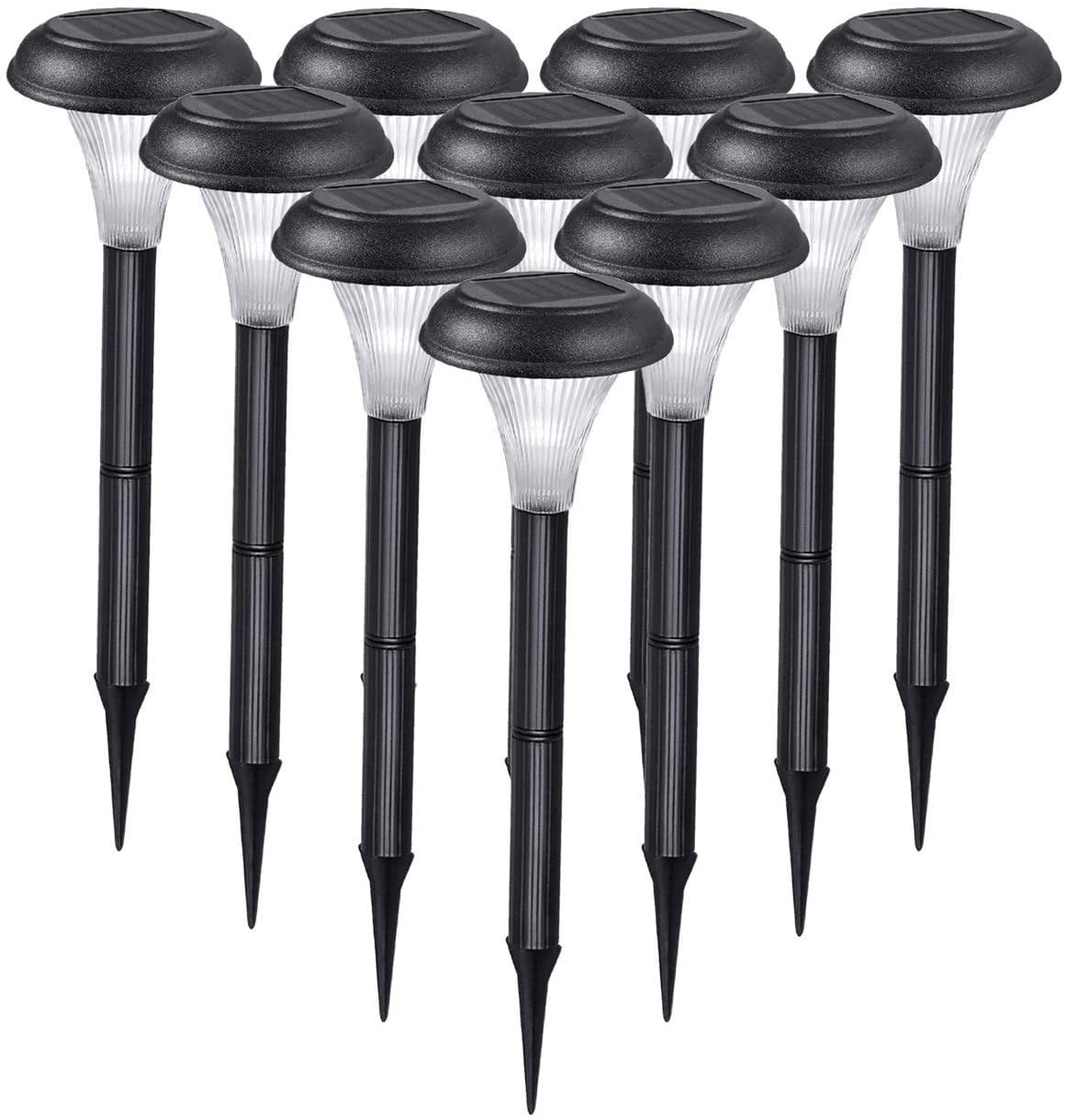 YANTONG Best Solar Lights for Outdoor Pathway, 10 Brightest Light Set ...