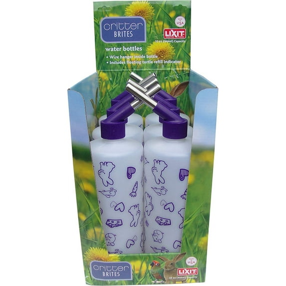 YANTONG Bulk Water Bottles with Display Case for Rabbits, Ferrets ...