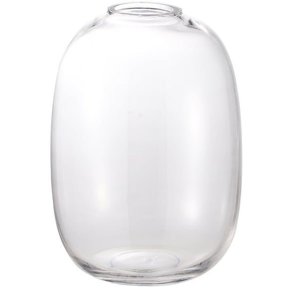 Large Clear Glass Vase