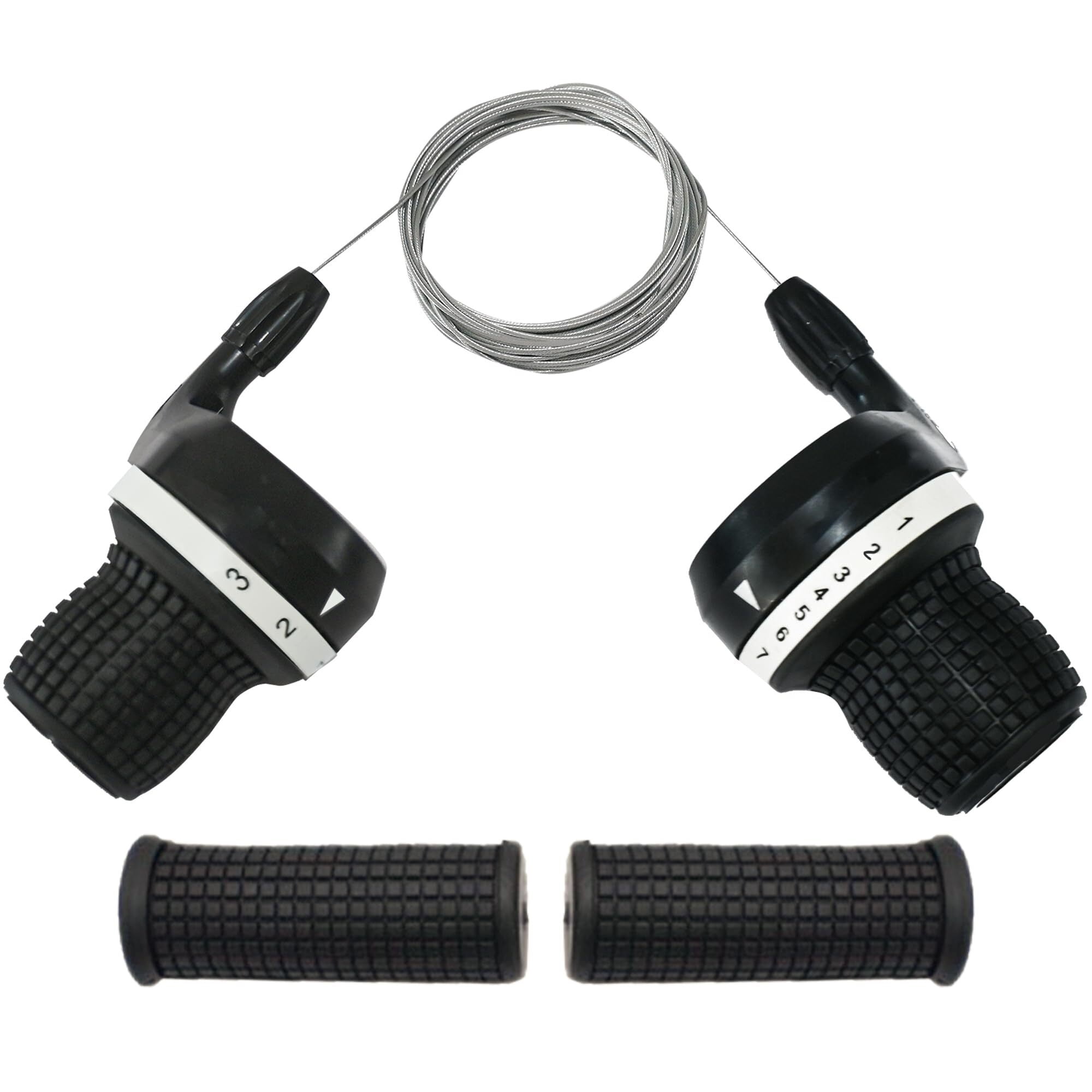 YANjidu 1 Twist grip shifter for bicycles 3x7 speed shifter suitable ...