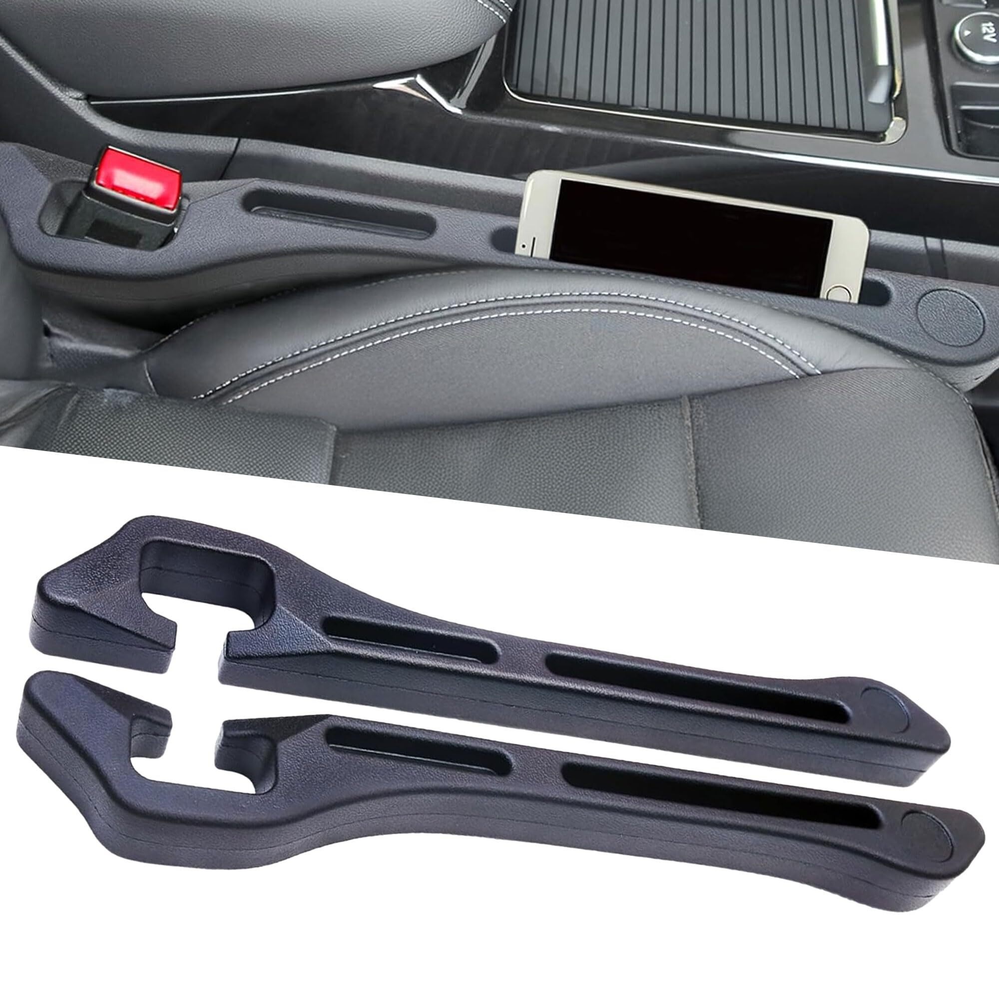 YANjidu 2-piece seat gap filler, universal seat gap filler, side gap ...