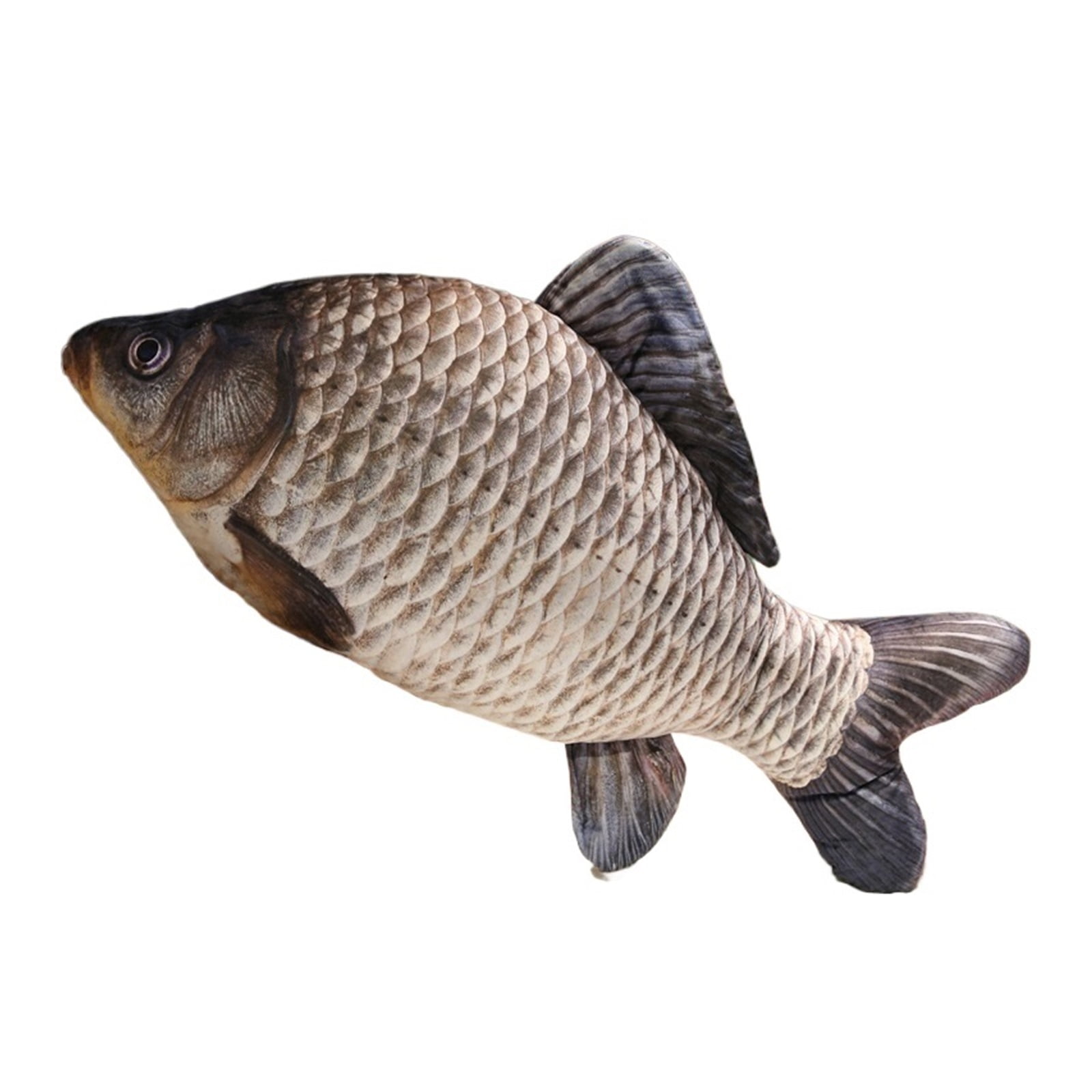 YANjidu Simulation Funny Fish Plush Toys Giant Stuffed Soft Animal Carp ...