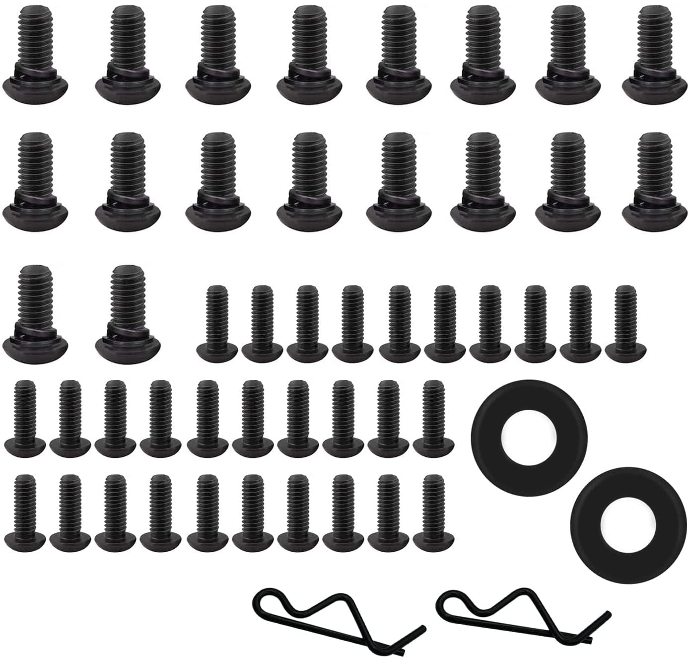 YAOAWE Pit Boss 850G Hardware Screw Kit, Black-Plated Zinc, 30 Pieces ...