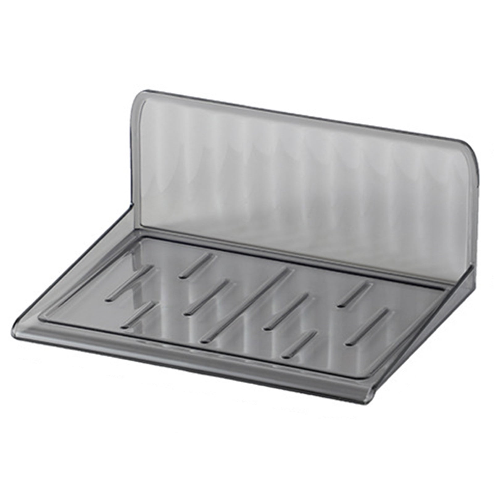 YAOMOBB Smooth-edged Shelves Transparent Wall Mount Shelf No Drill Non ...