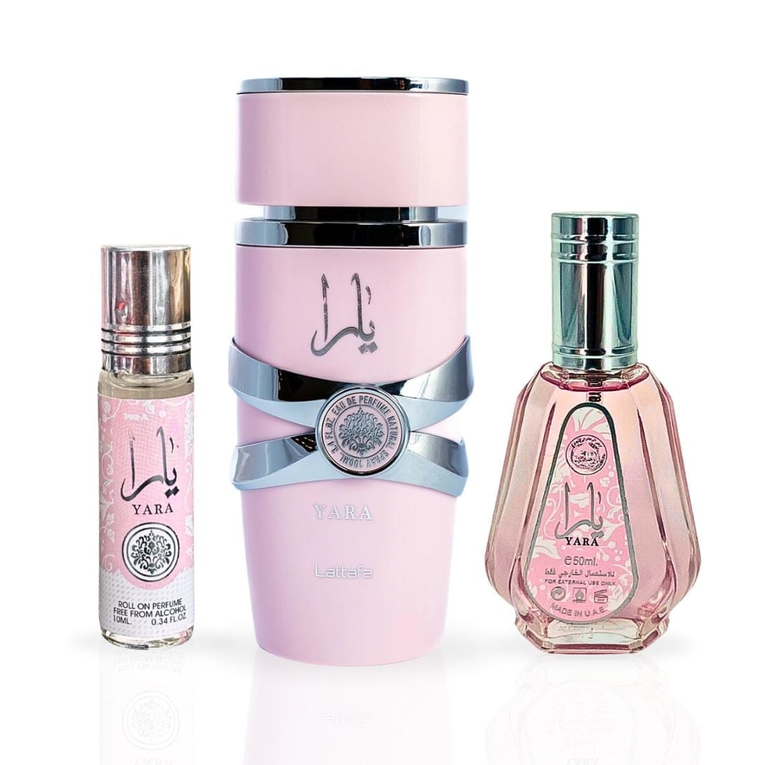 Lattafa Yara Eau De Parfum Spray 100ML, 50ML, Roll-On Perfume Oil 10ML ...