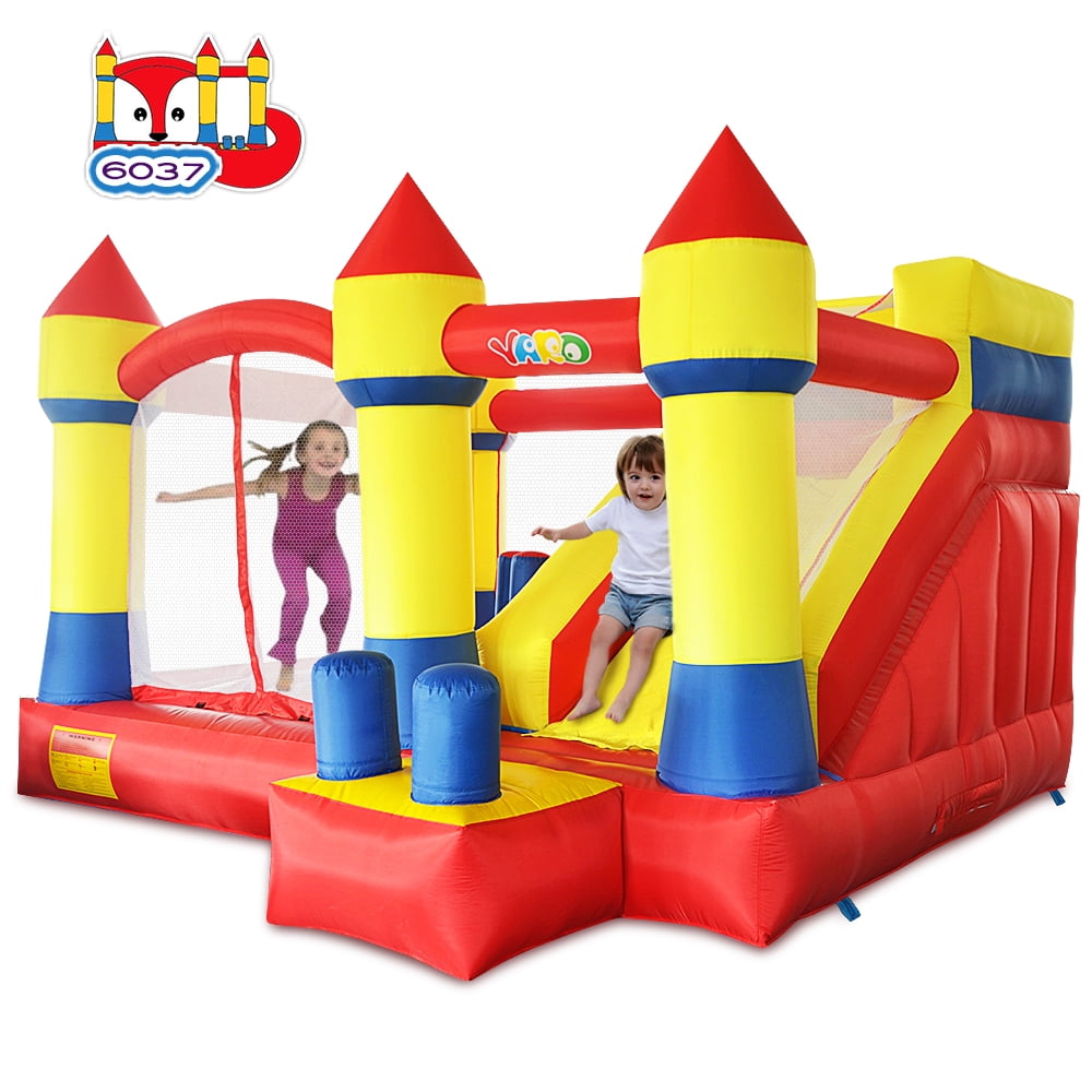 YARD Inflatable Bounce House with Slide, 12.5*13.1*8.2ft, PVC Nylon ...