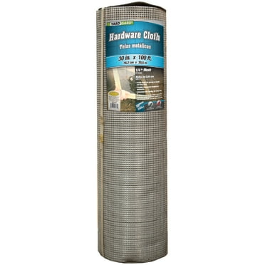 YARDGARD 24x25ft Coated Galvanized Welded Wire, 16 Gauge, 1/2x1in Mesh ...