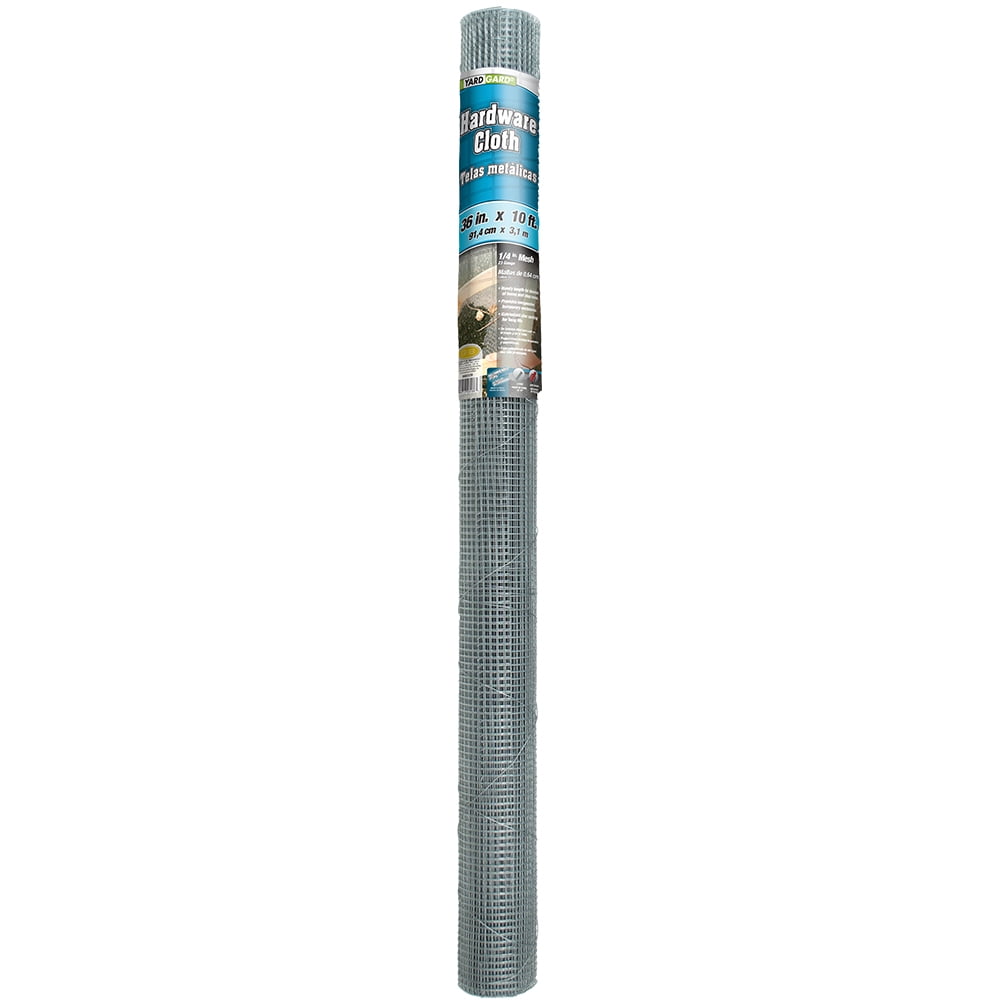 YARDGARD 24-Inch by 10-Foot 1/4-Inch Mesh Hardware Cloth - Walmart.com