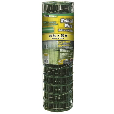 YARDGARD 14 Gauge Galvanized Welded Wire Fence, 1x2 Inch Mesh, 24x25 ...