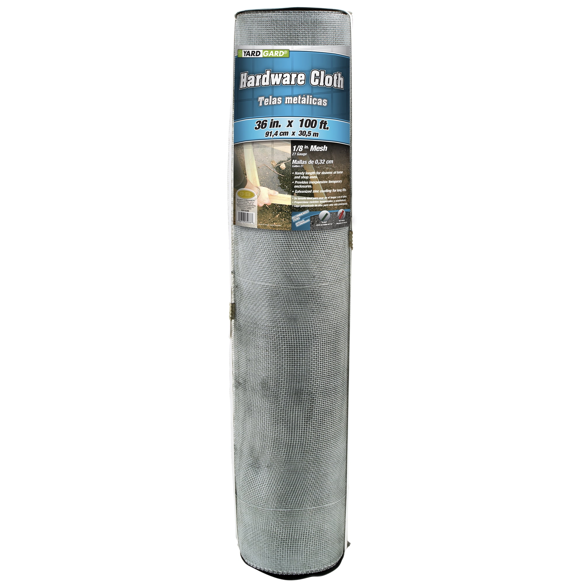 YARDGARD 36" x 100" 1/8" Mesh Hardware Cloth - Walmart.com