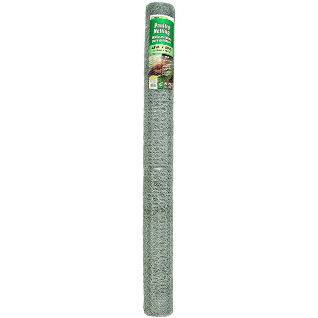 YARDGARD 4 Foot X 50 Foot 1 Inch Mesh Poultry Netting - Walmart.com
