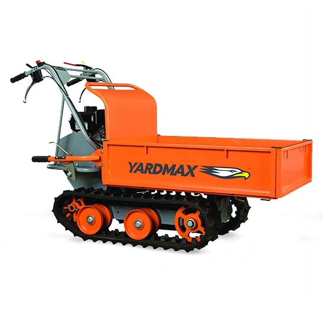 YARDMAX YD8203 Track Barrow 4.0 Cu ft/660 lb Capacity steel Wheelbarrow ...