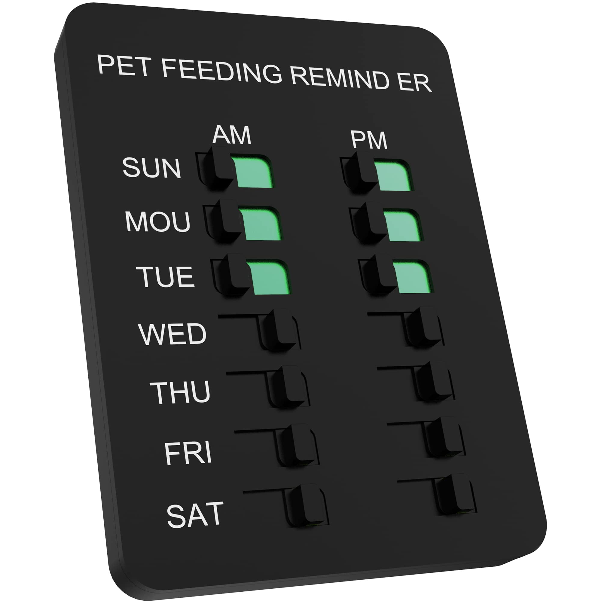YARKOR Pet Feeding Reminder MZF22 Magnetic Reminder Sticker, Daily ...