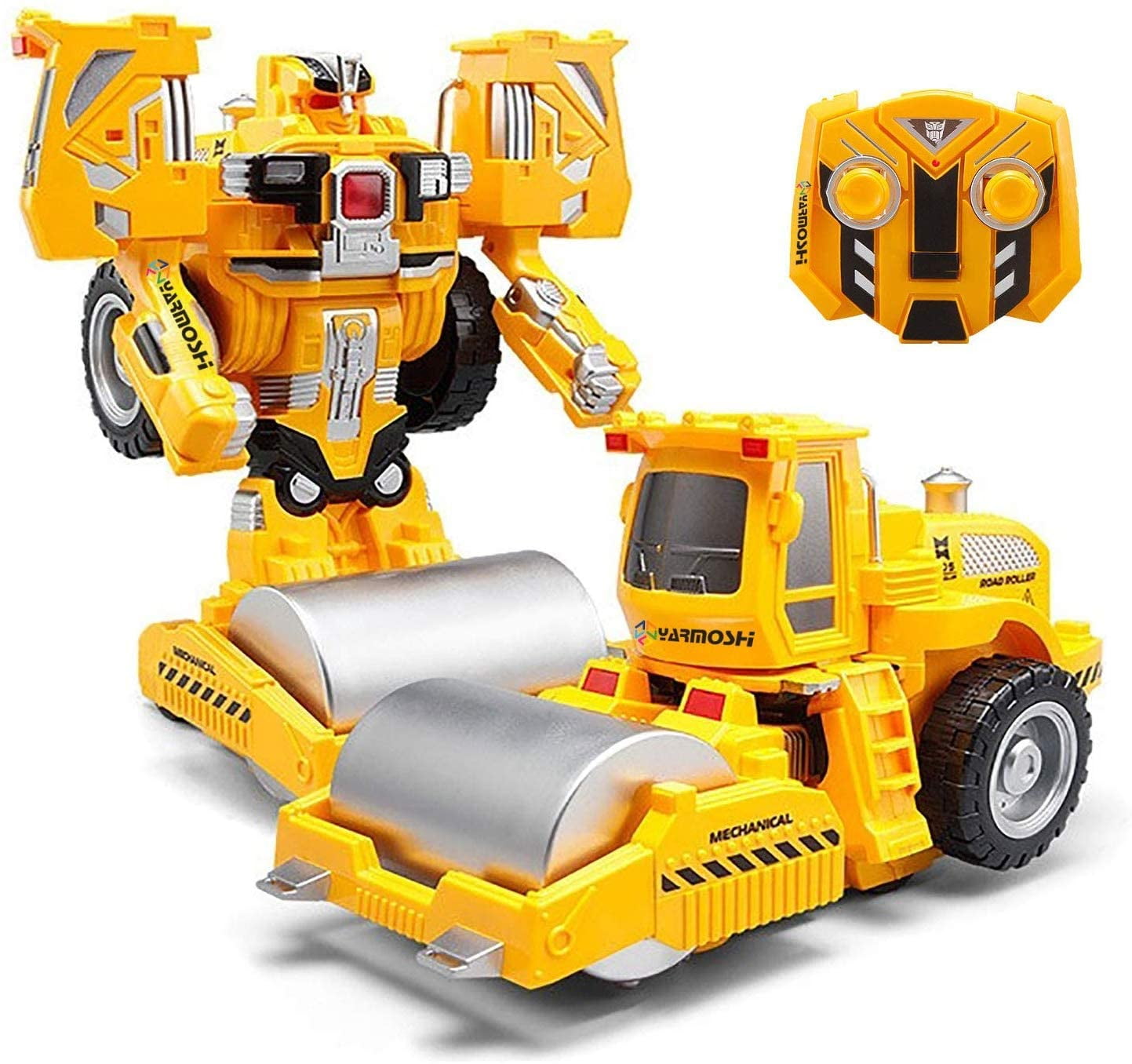 YARMOSHI Steamroller Robot Tractor with Remote Control .Plays Music and ...