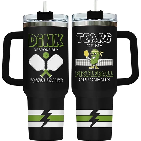 YARNIX Funny Tears of My Pickleball Opponents Tumbler - 40oz Stainless ...