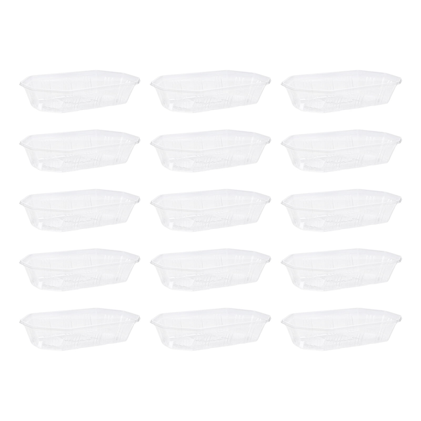 WHAMVOX Fruit Tray Disposable General Users Daily Packaging 100Set 8 ...