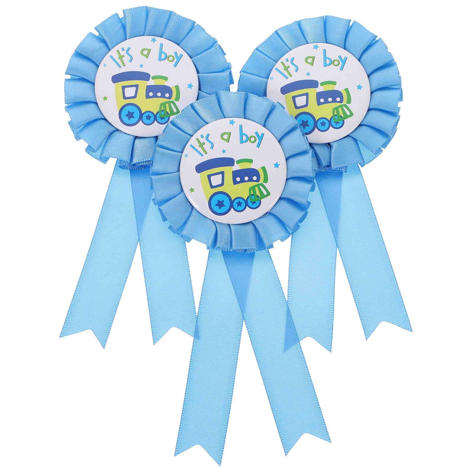 YARNOW 10pcs Baby Shower Badges Tinplate Badge Decorations Chic Gender ...