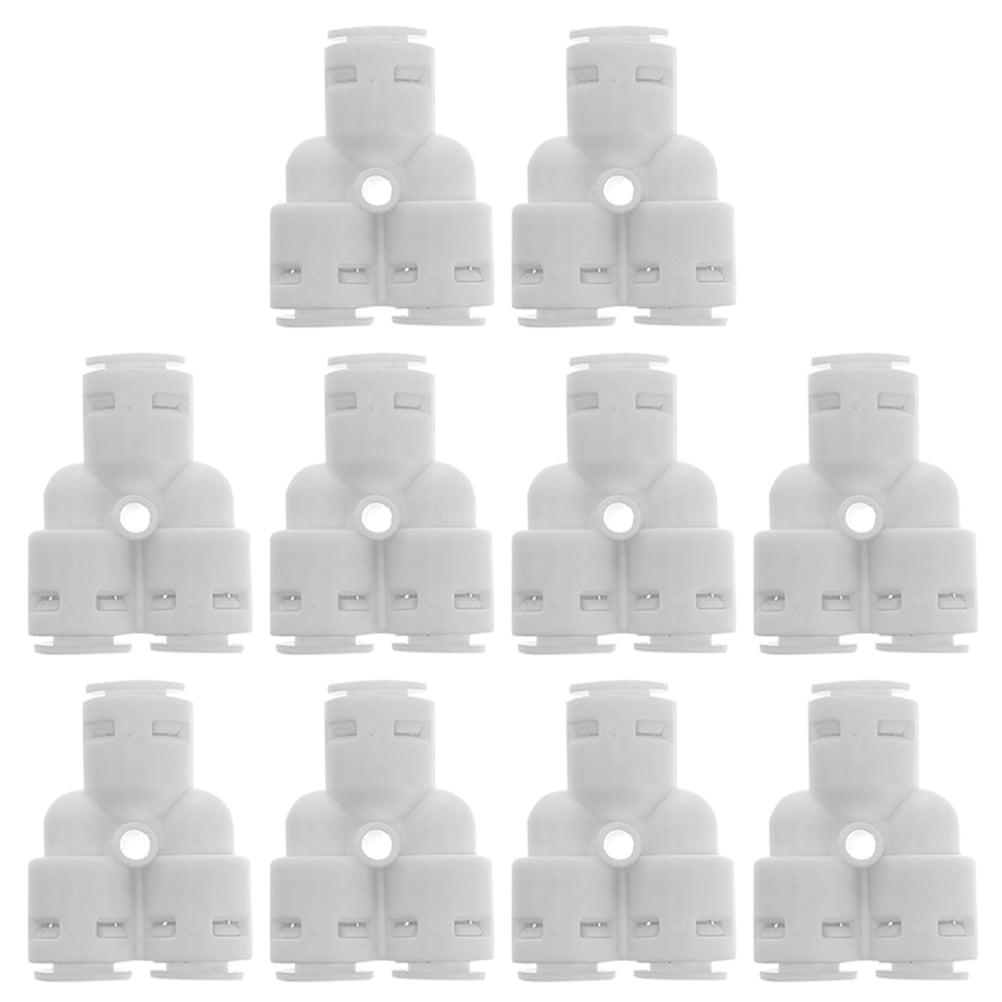 YARNOW 10pcs Quick Tee Connector Water Purifier Fittings Adapter Quick ...