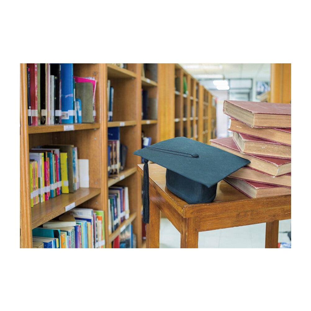 YARNOW 1PC Graduation Ceremony Backdrop Library Graduation Book 3D ...