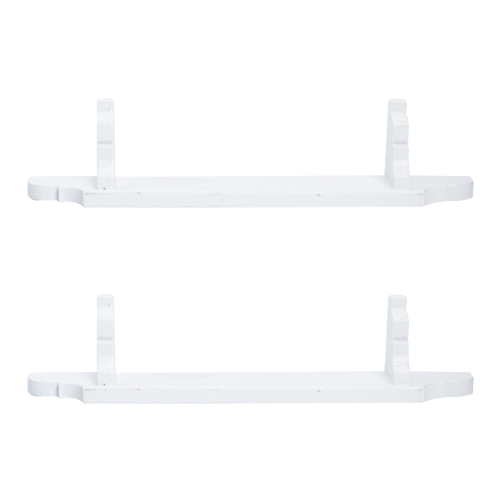 YARNOW 2Pcs Mini House Storage Rack Models White Storage Racks ...