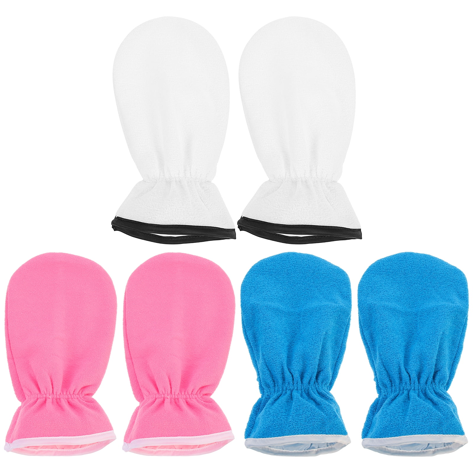 YARNOW 3 Pairs of Paraffin Wax Mittens Hand SPA Gloves Hand Mask Gloves ...