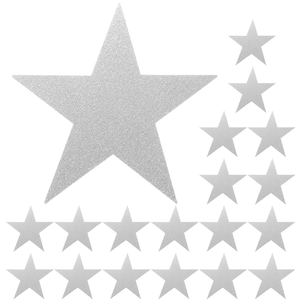 30Pcs Paper Pentagram Cutouts Delicate Kindergarten Graffiti Paper ...