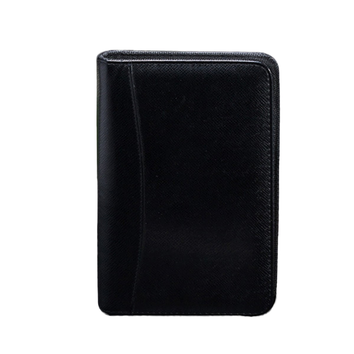 YARNOW PU Leather Cover A6 Zipper Notebook Loose-Leaf Business Notepad ...