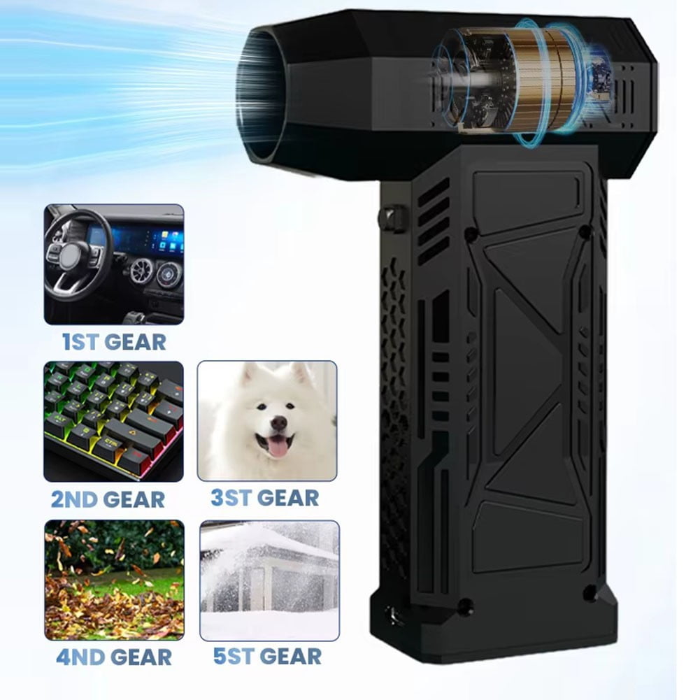 YASHILI 150000RPM Powerful Air Blower Mini Turbo Fan USB Rechargeable ...