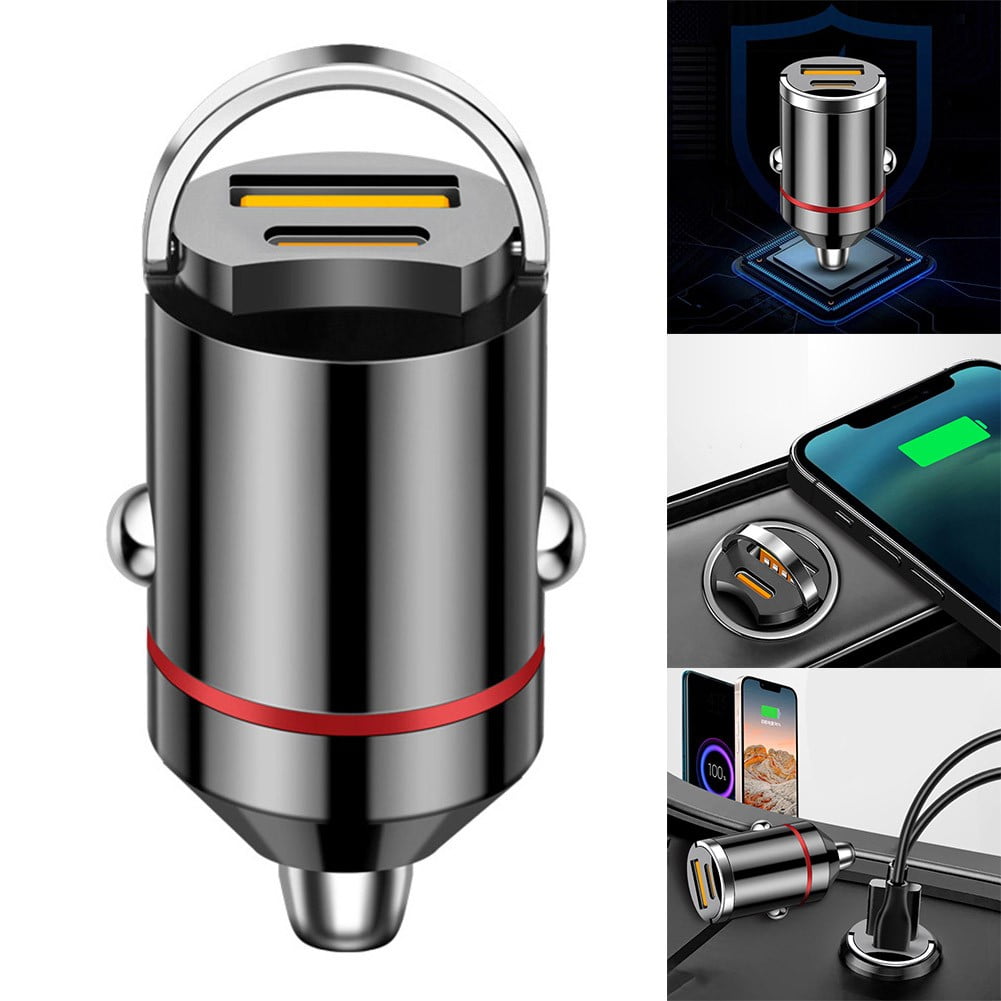 YASHILI 1x QC3.0/ PD30W USB Car Phone Charger Fast Charging Cigarette ...