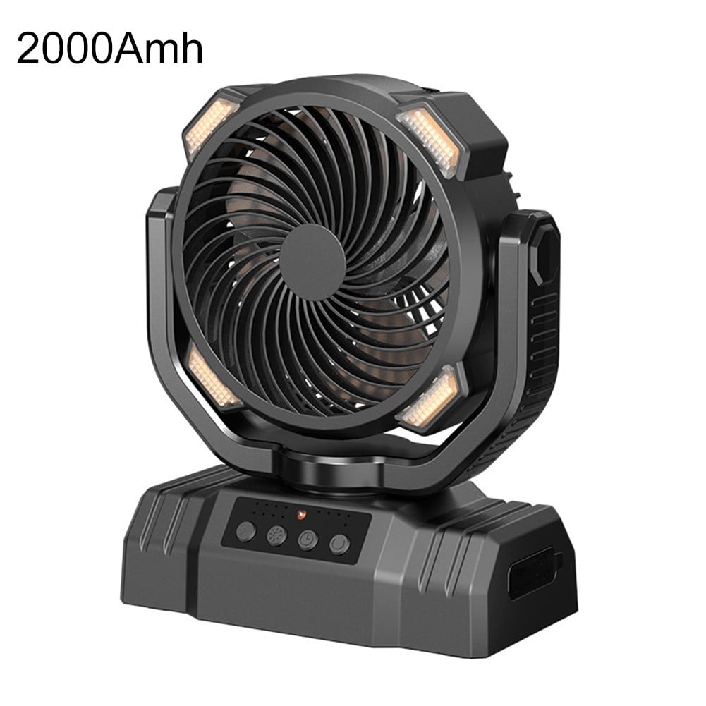 YASHILI 20000mAh Operated Fan Portable Rechargeable Desk Camping Fan ...