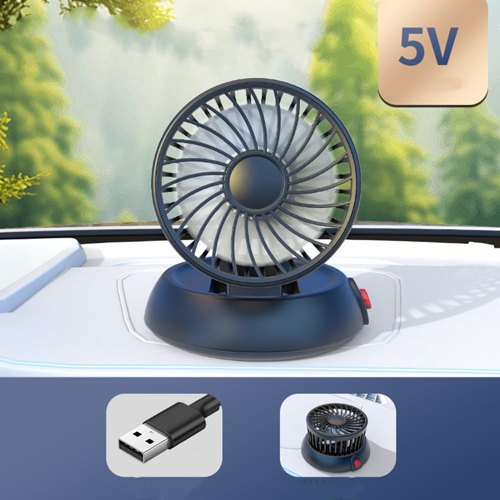 YASHILI Car Fan Single Head Fan 360° Cooling Fan Car Cooler Fan Wind ...