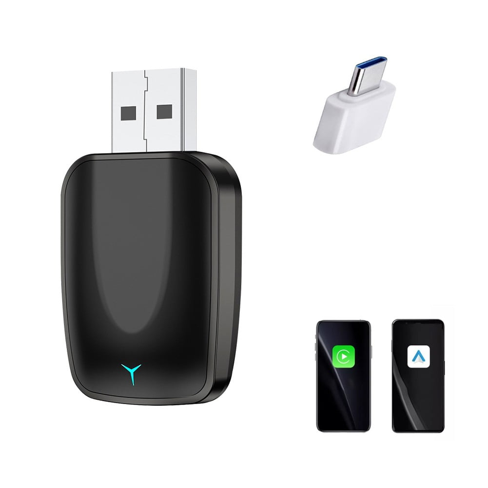 YASHILI Wired To Wireless for Carplay for Android 2 In 1 Adapter Fast ...