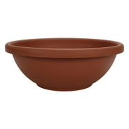 Olly & Rose Shallow Ceramic Planter Bowl - Modern Round Pottery Garden ...