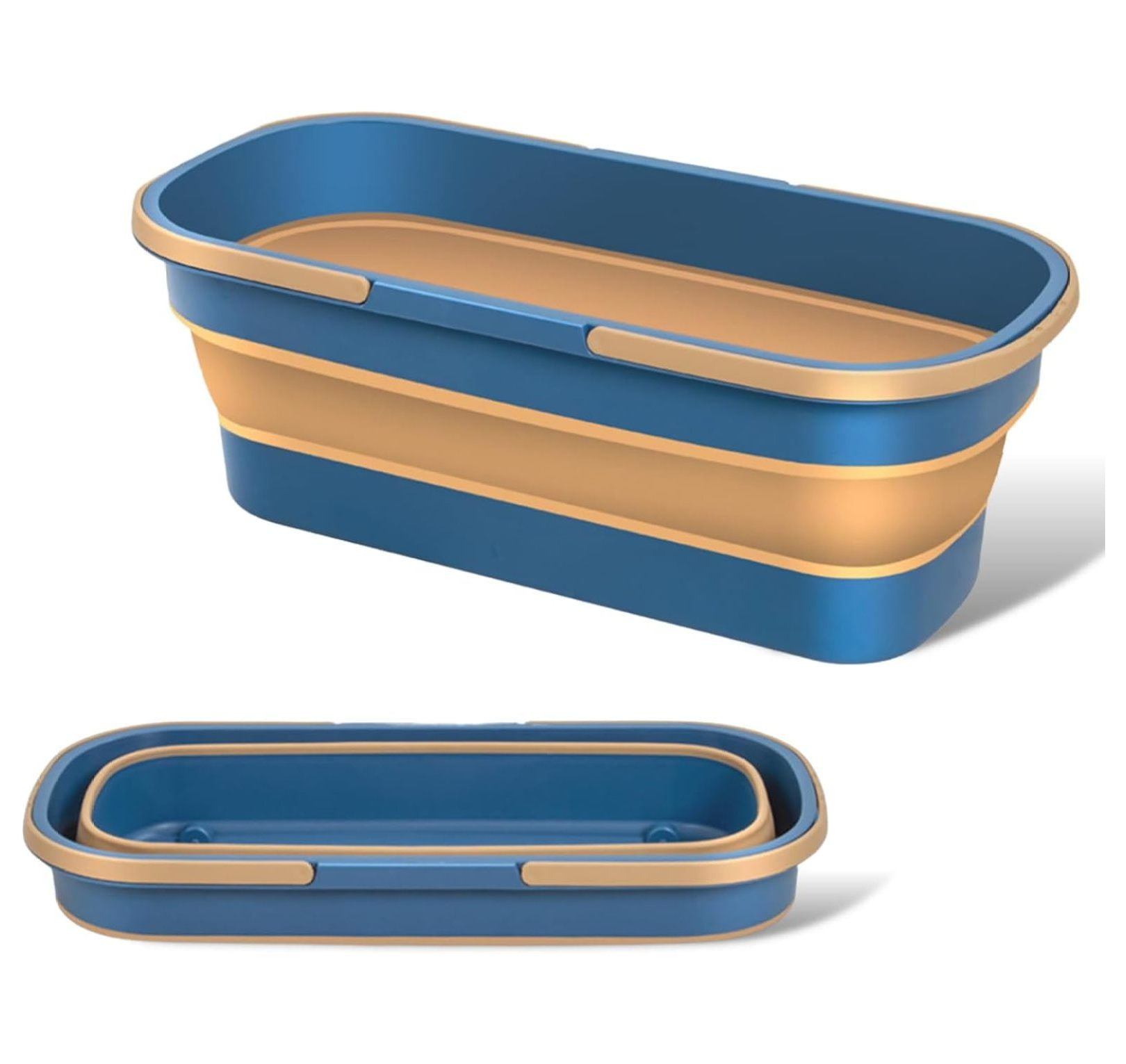 YASHYANNA 4.5 Gallon (18 L) Collapsible Mop Bucket, Portable Folding ...