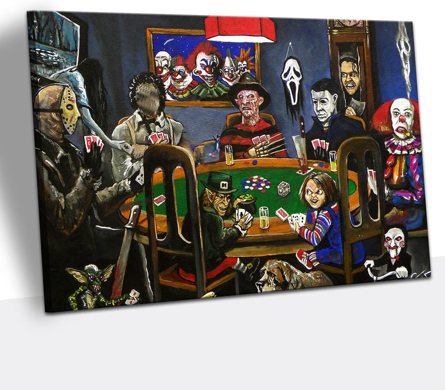 YASOJUN Horror Movies Canvas Poster Wall Art Framed,Modern Decoracion ...