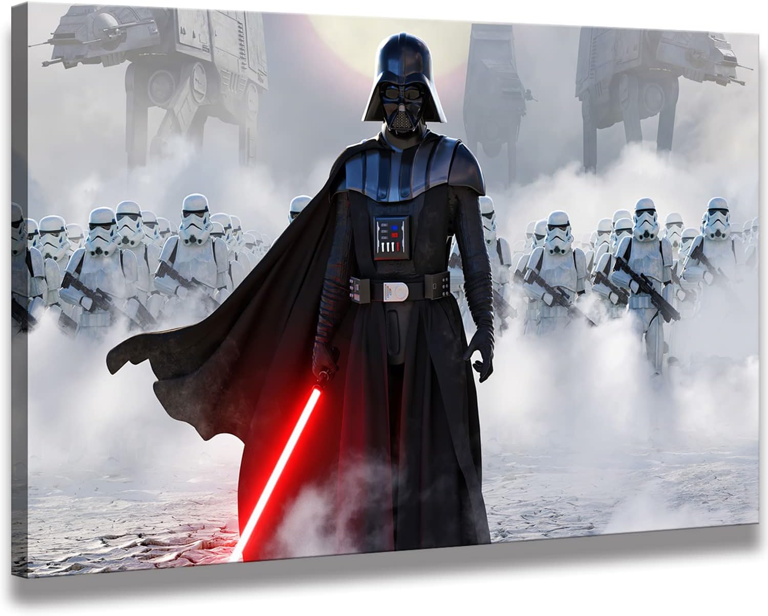 YASOJUN Wars on Star Boba Fett Canvas Wall Art Framed, Bounty Hunter ...