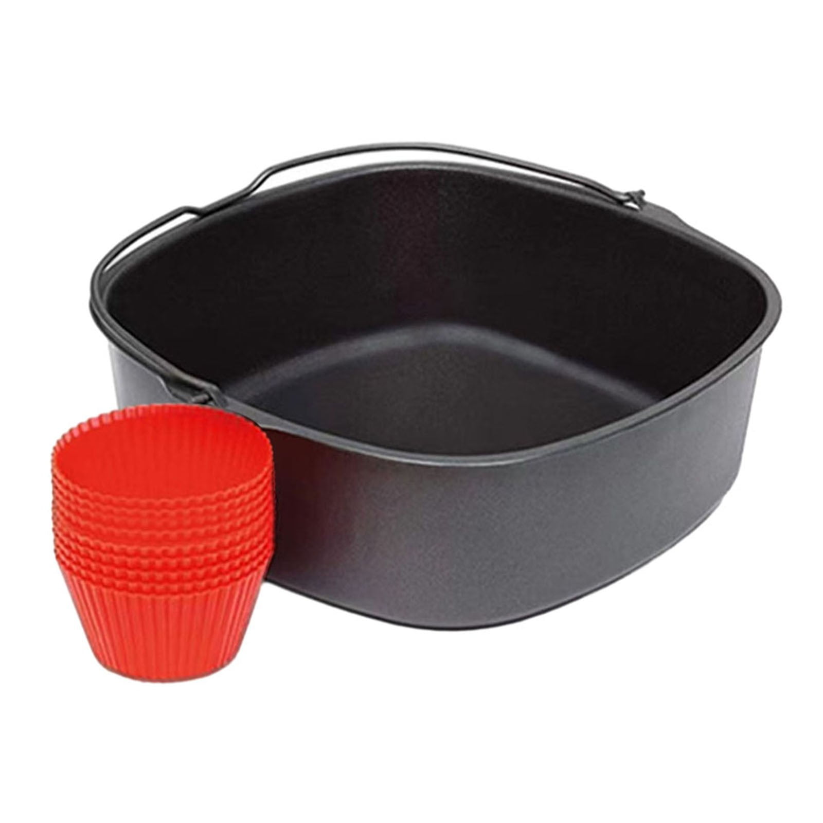 YASONIC Cake Air Fryer Accessories Air Frying Pan Fryer Bread Baking ...