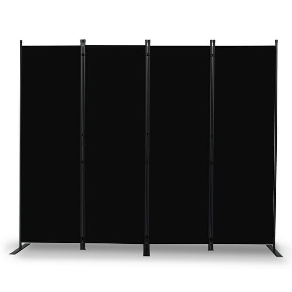 4 Panel Room Divider Folding Privacy Screens 6 FT Tall Wall Divider ...