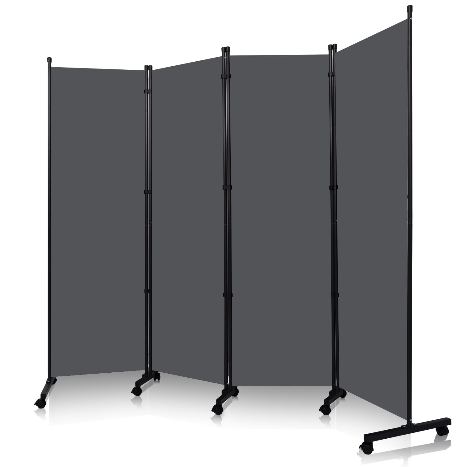 NiamVelo 4 Panel Room Dividers 6Ft Folding Privacy Screens Portable ...