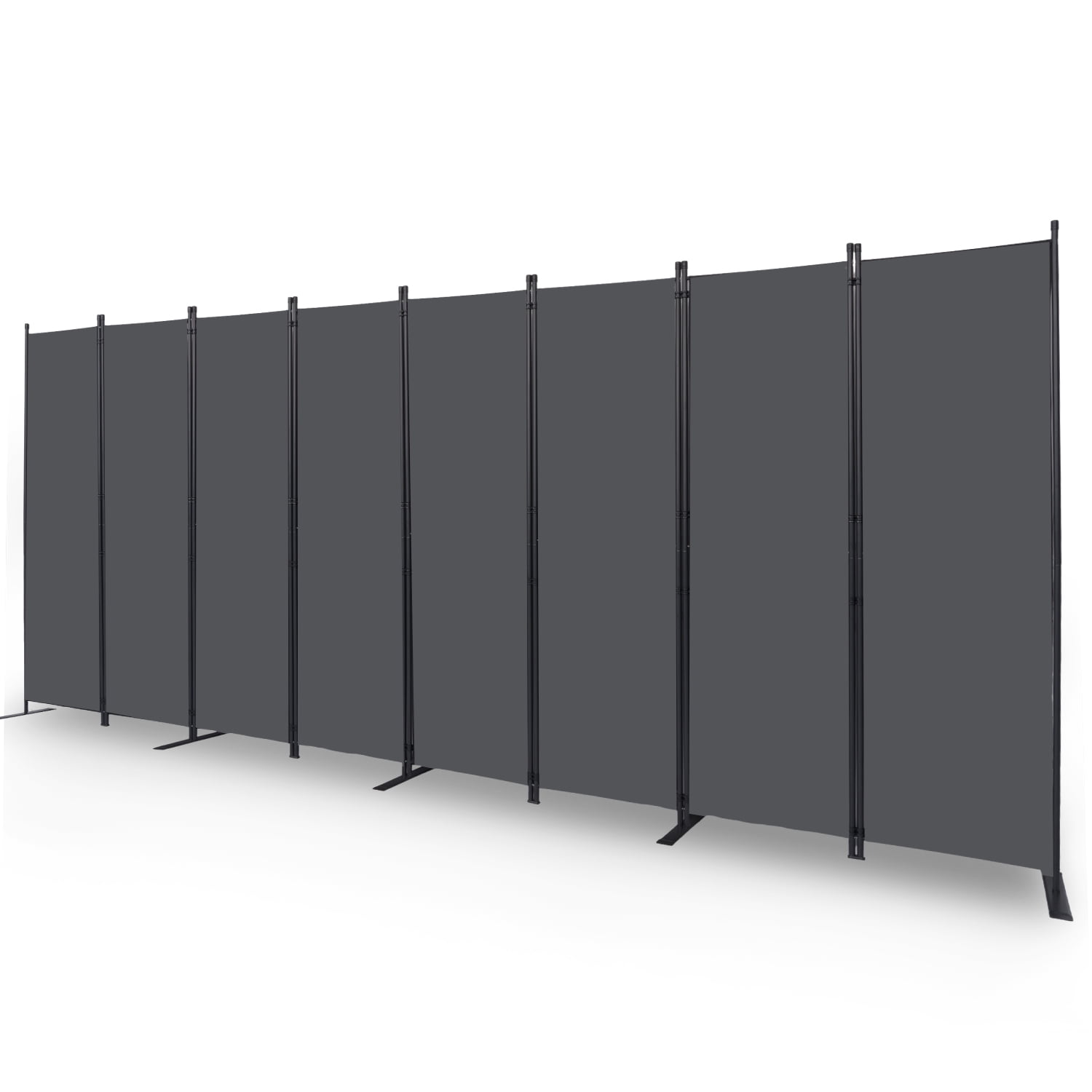 YASRKML 8 Panel Folding Privacy Screen, 6Ft Tall Room Divider, Portable ...