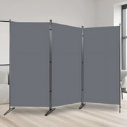 VIVO Freestanding 72x66in Gray Office Partition, Cubicle Room Divider ...