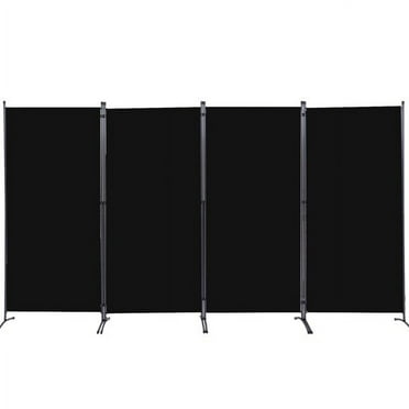 36-1/4"W x 100-1/2"H Deluxe Mobile Office Partition Panel with Partial ...