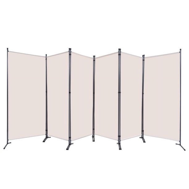 YASRKML Room Divider, 6 Panel Folding Privacy Screen for Office, Room ...
