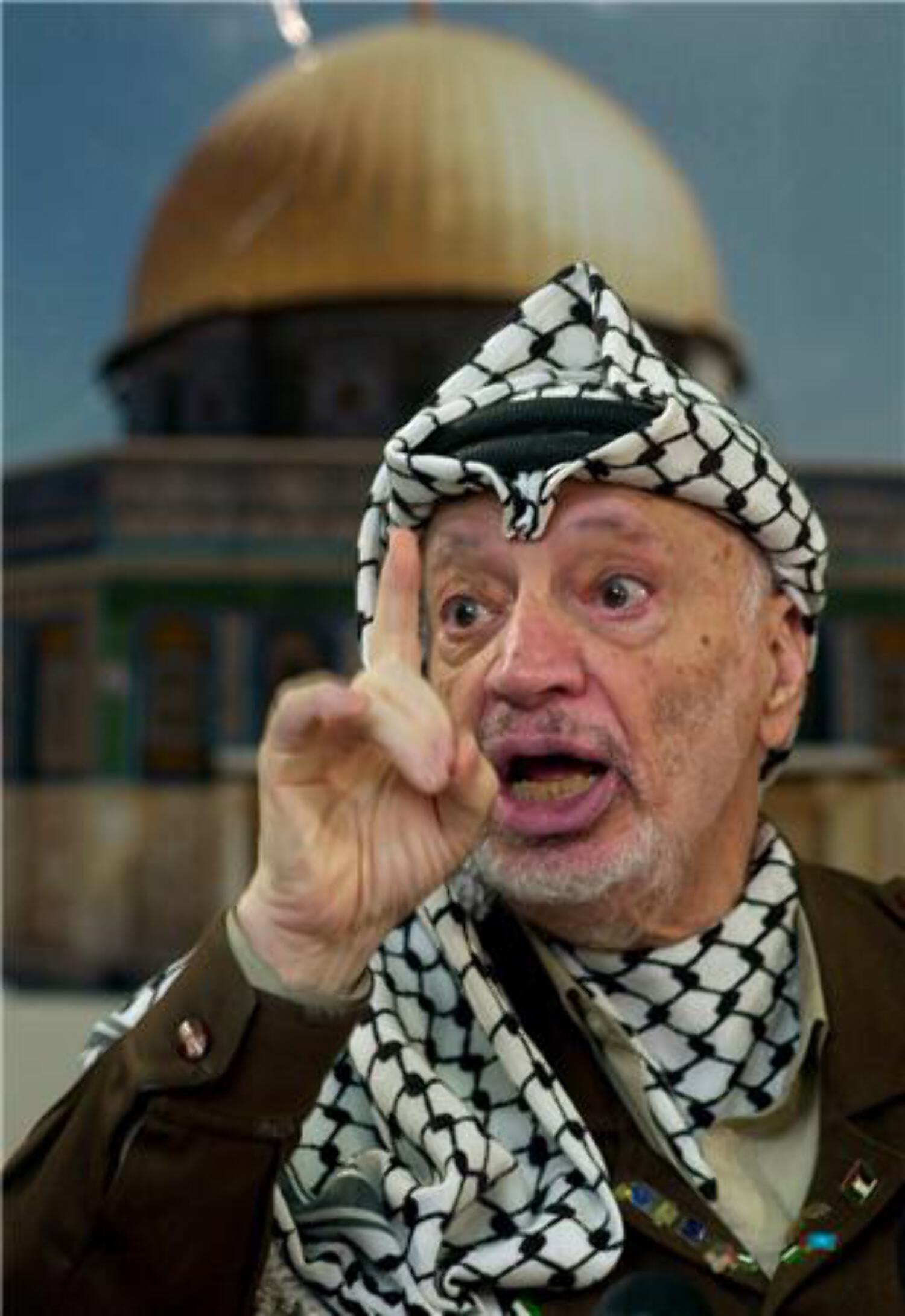 Yasser Arafat Glossy Poster Picture Photo Palestine Palestinian Fatah Leader Conversationprints ...