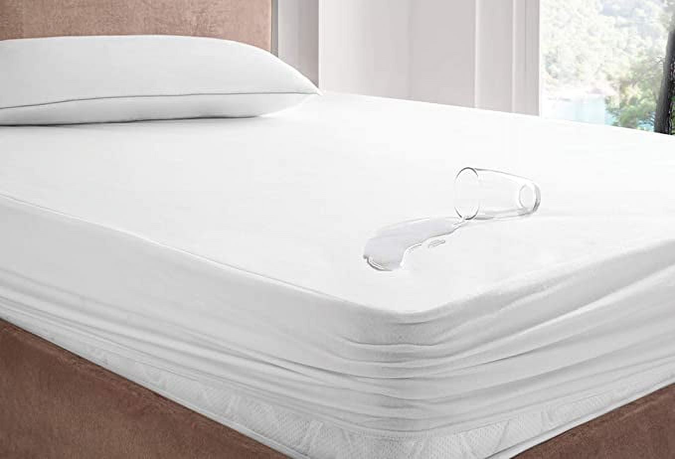 YATAS BEDDING waterproof mattress protector Twin Size, Fitted deep ...