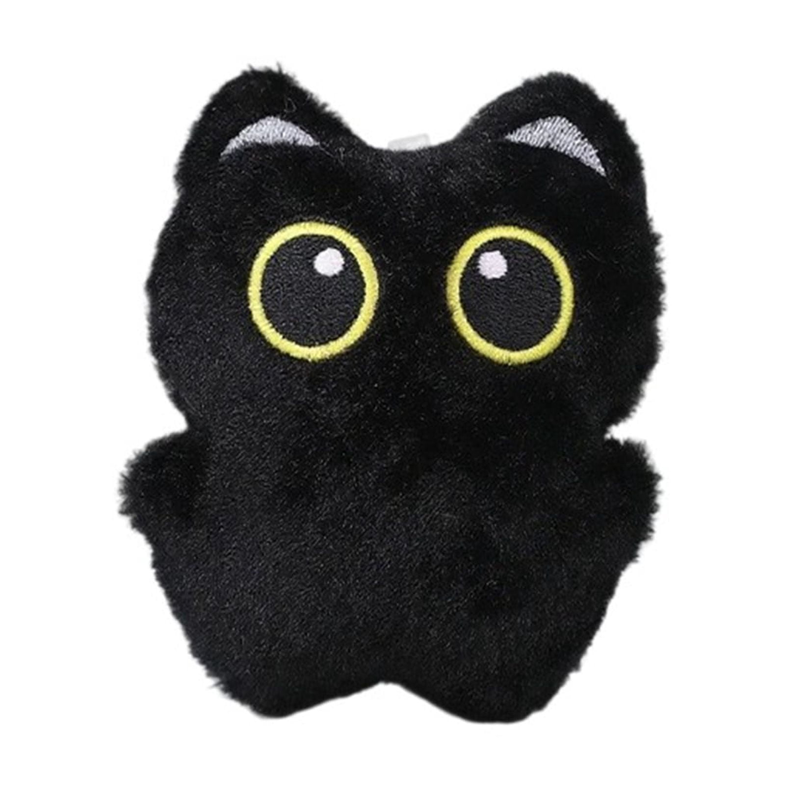 YATAV Black Cat Plush - 4.7In Christmas Plush Black Cat Stuffed Animals ...